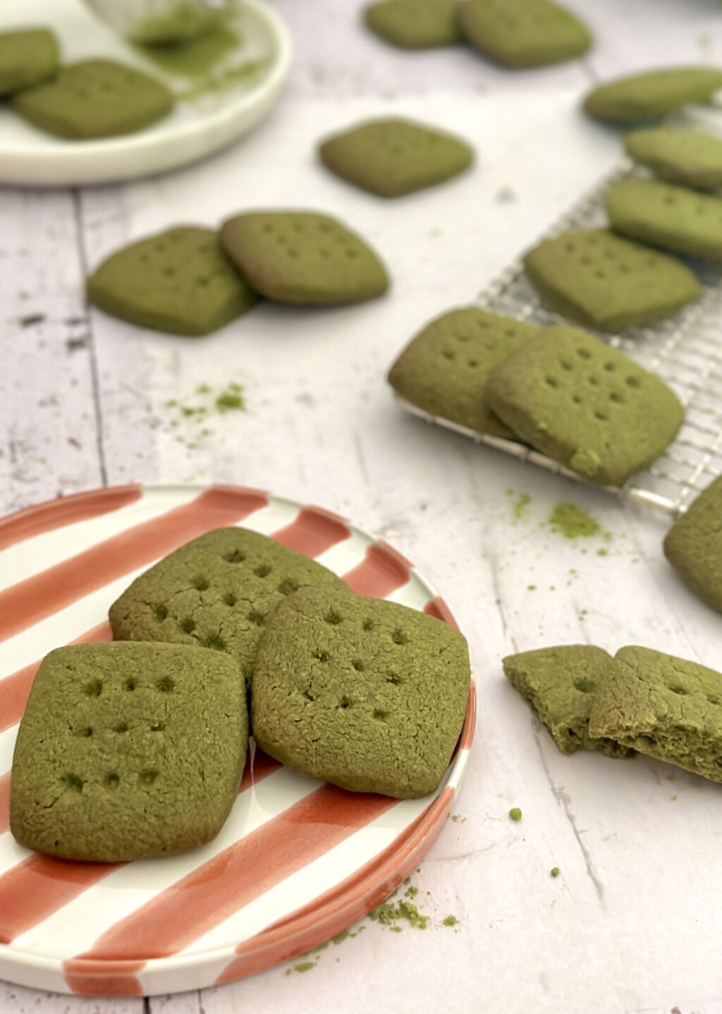 Matcha Shortbread - Von Januar bis Dezember